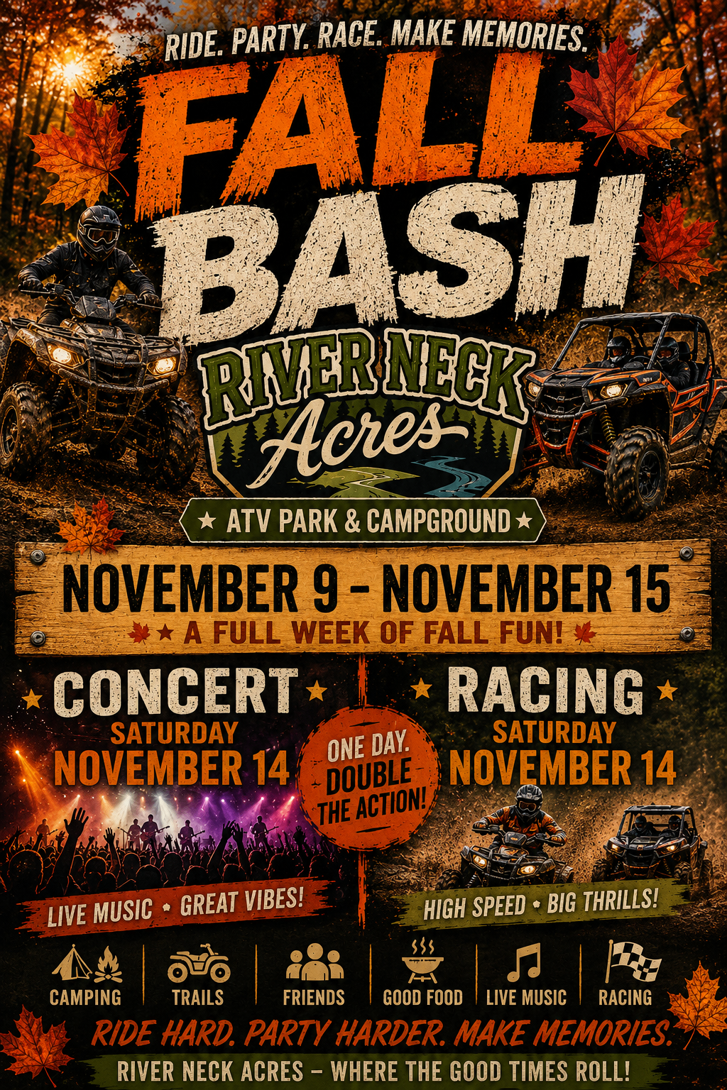 River Neck Acres ATV Park | 60+ Miles of Off-Road Trails